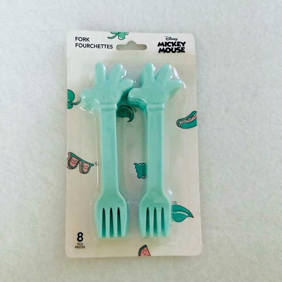 Disney | Kitchen | Disney Mickey Mouse 8pcs Fork | Poshmark